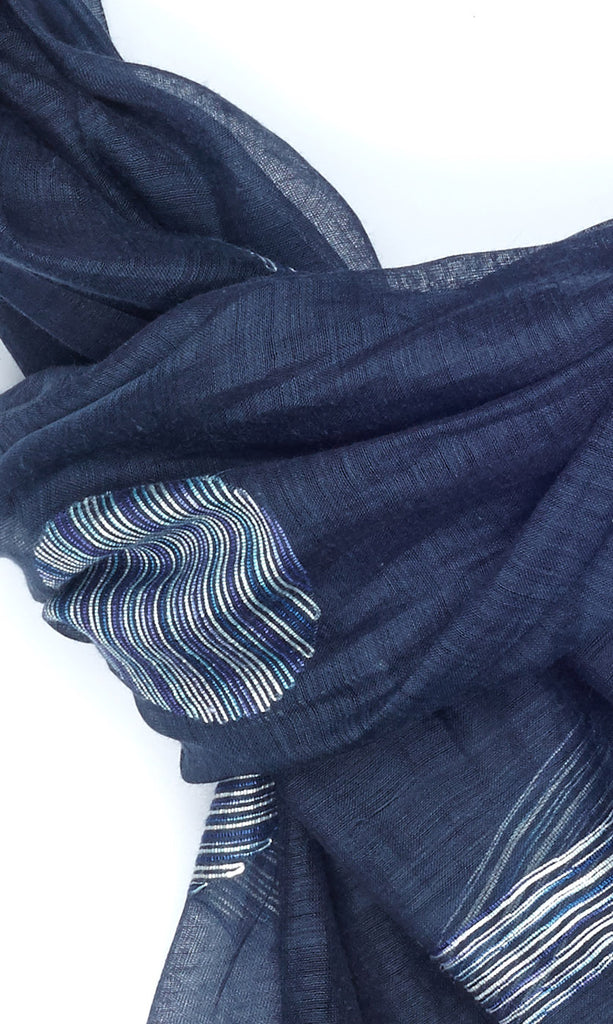 Jupiter - Navy – Indigo Handloom